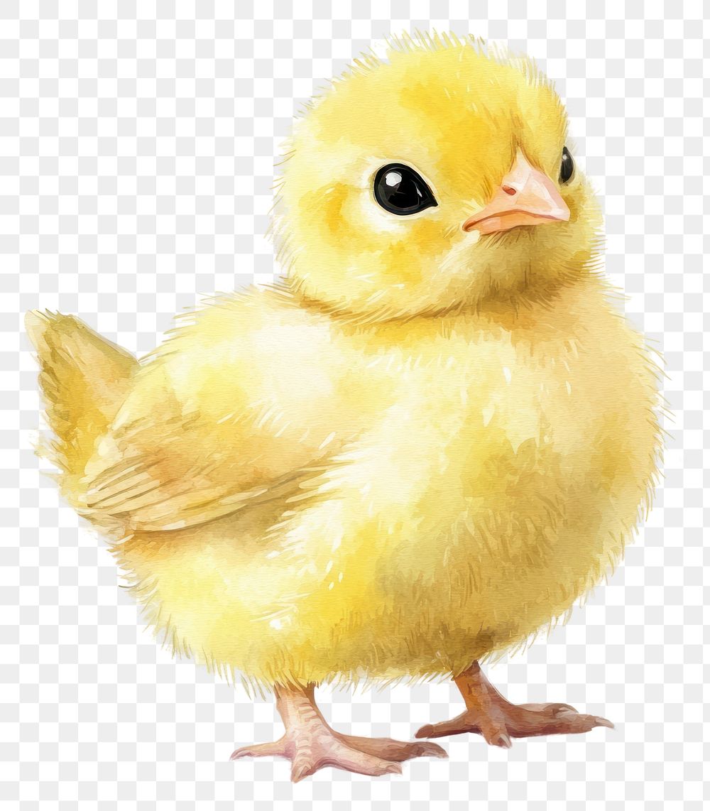 PNG Baby chick illustration watercolor | Premium PNG - rawpixel