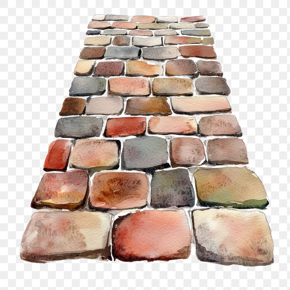 PNG Simple brick path illustration | Premium PNG - rawpixel