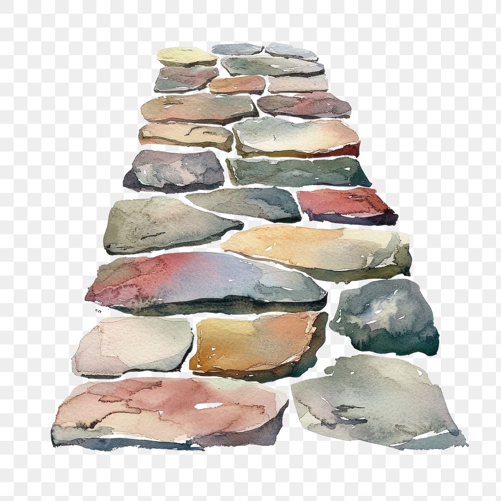 PNG Simple stone path illustration | Free PNG - rawpixel
