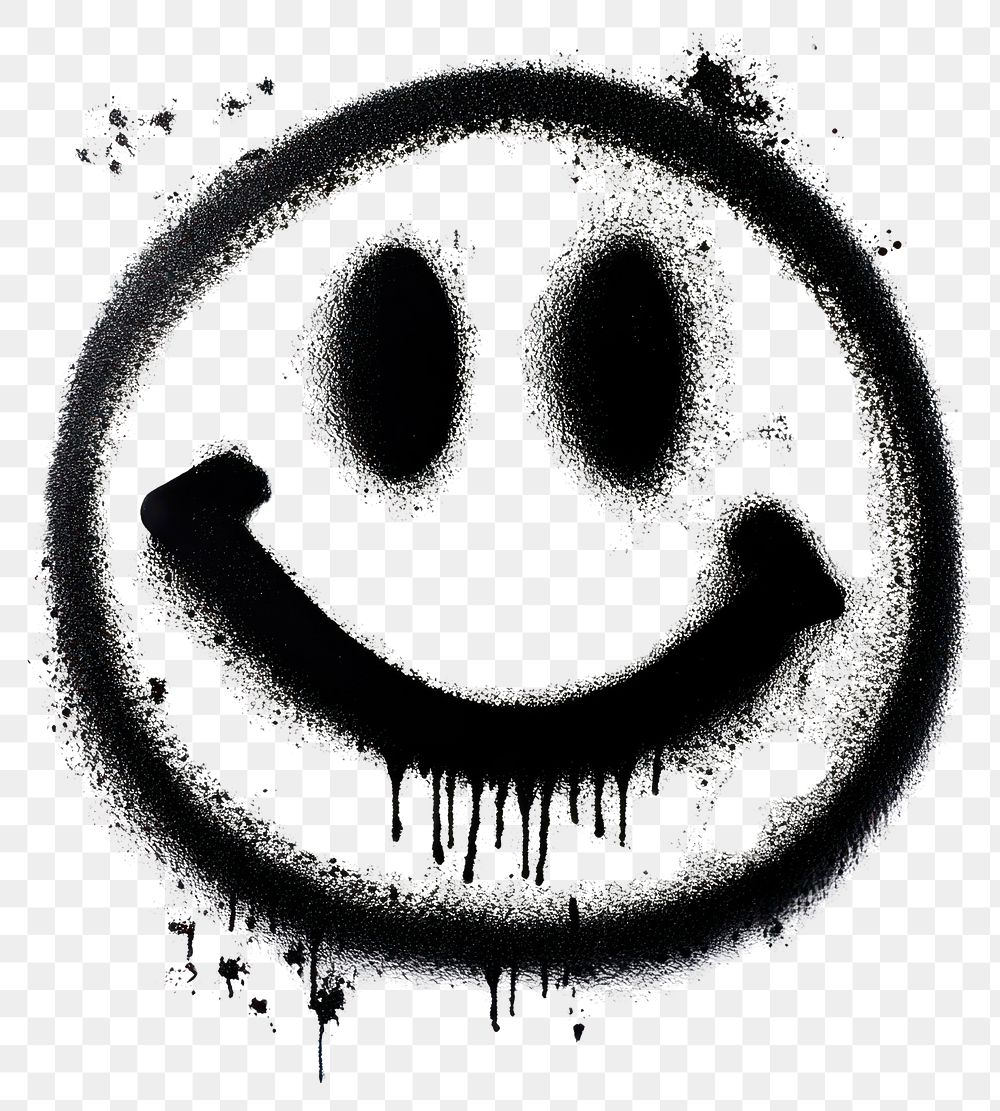 PNG Smiling face emoticon graffiti | Premium PNG - rawpixel