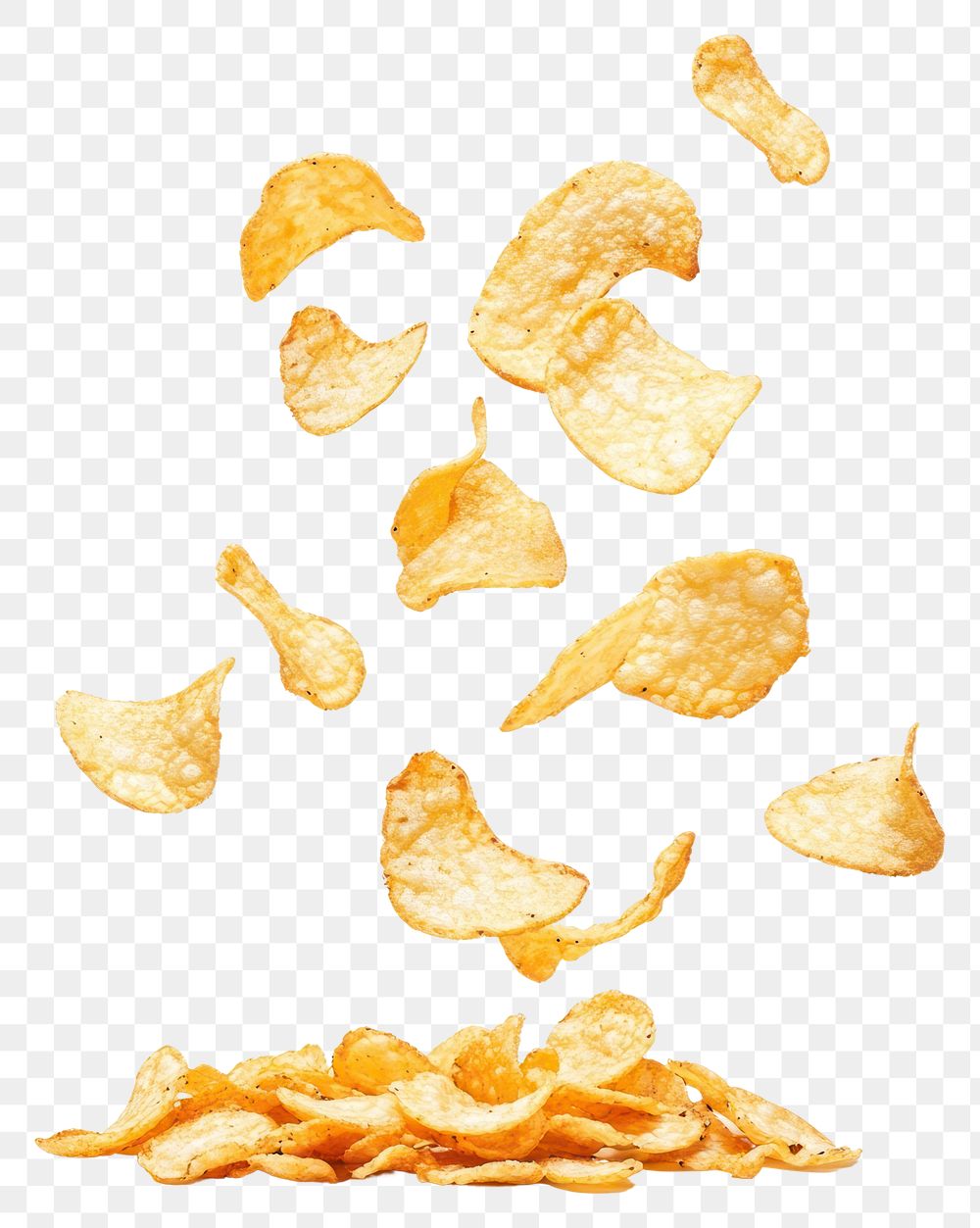 PNG Pile potato chips falling | Free PNG - rawpixel