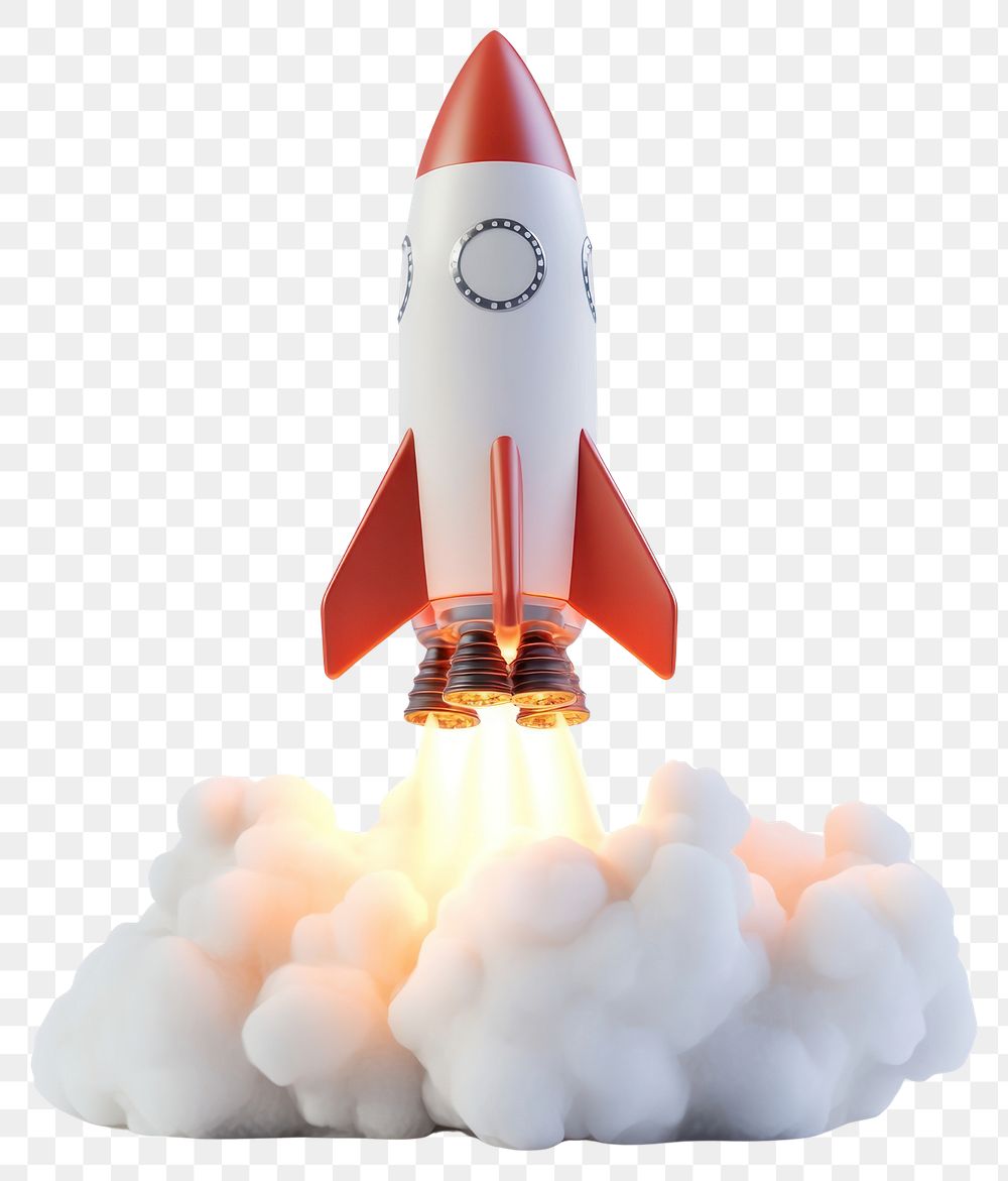 PNG rocket taking launch white | Free PNG - rawpixel