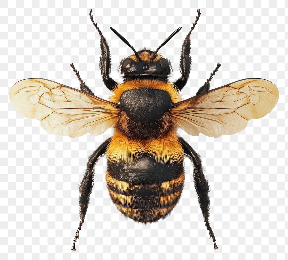 PNG Bee six legs realistic | Premium PNG - rawpixel