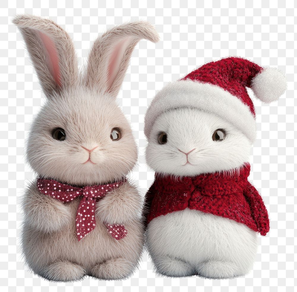 PNG Two cute bunnies bunny | Premium PNG - rawpixel