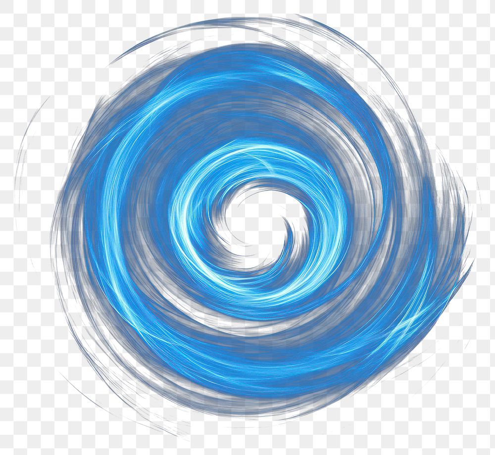 PNG Abstract blue swirling vortex | Free PNG - rawpixel