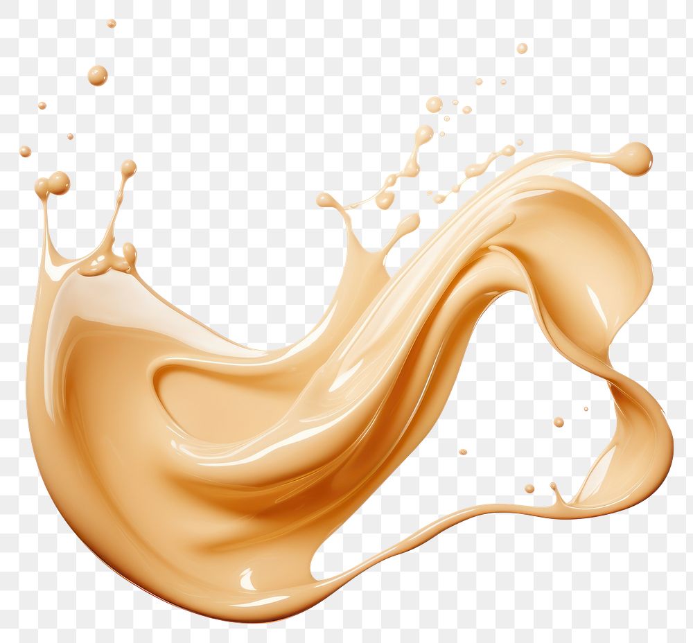 Beige liquid splash shape beverage | Free PNG - rawpixel