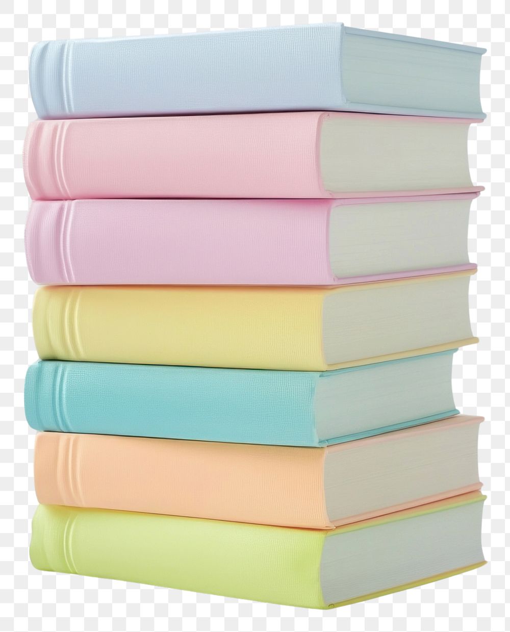 PNG Books stacked pastel colors. | Free PNG - rawpixel