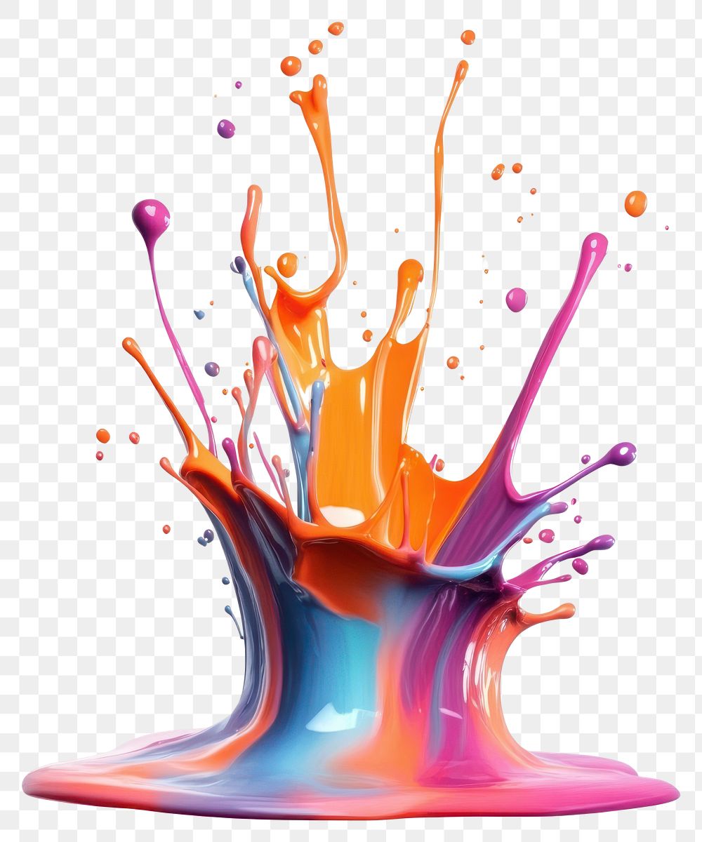 Color spray paint splash abstract | Free PNG - rawpixel