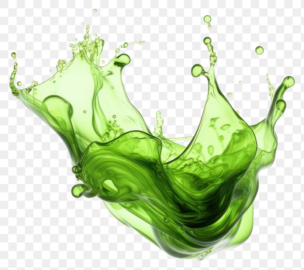 Green liquid splash art beverage | Free PNG - rawpixel