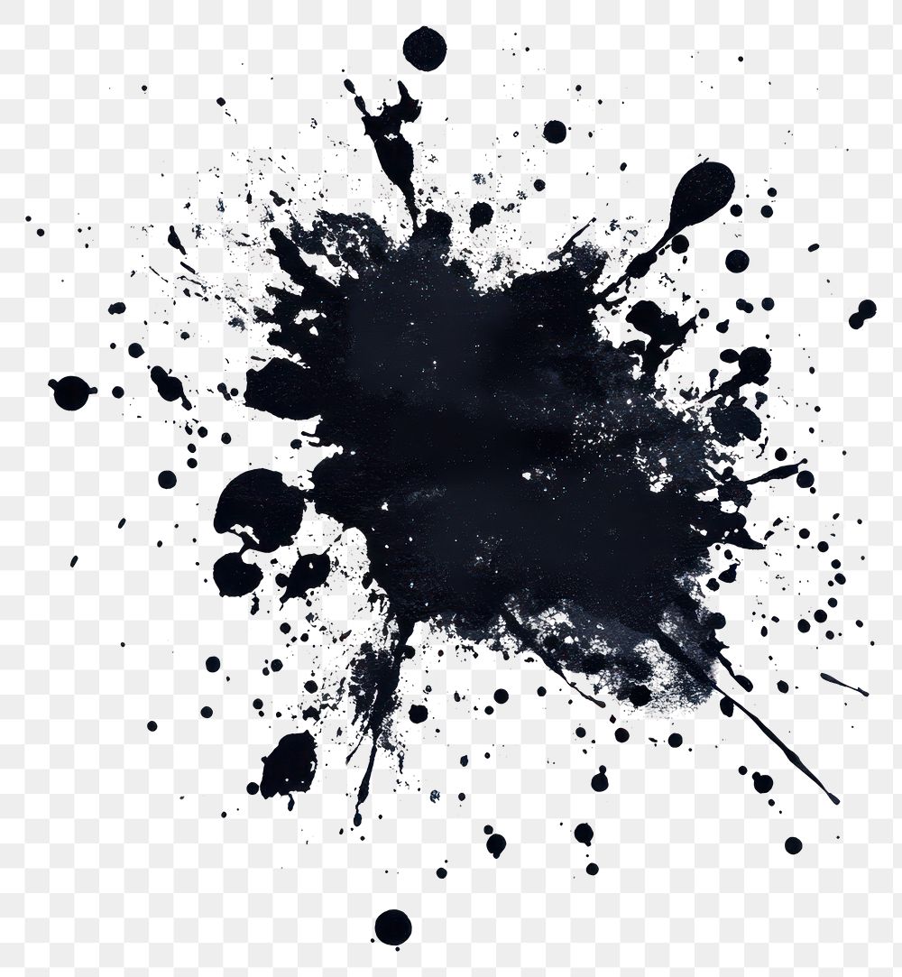 Ink splatter splash abstract silhouette | Free PNG - rawpixel