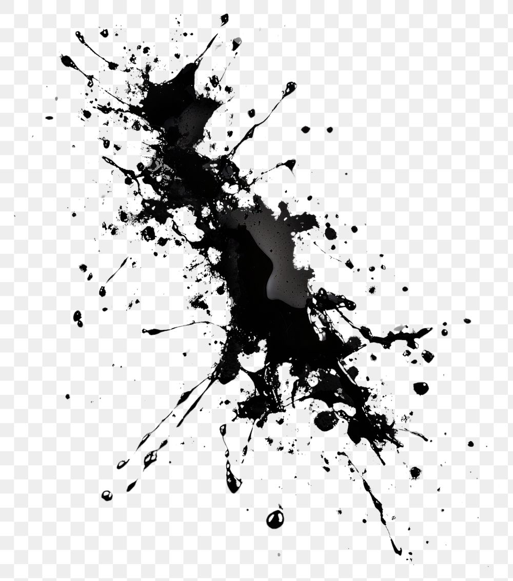 Ink splatter splash abstract paper | Free PNG - rawpixel