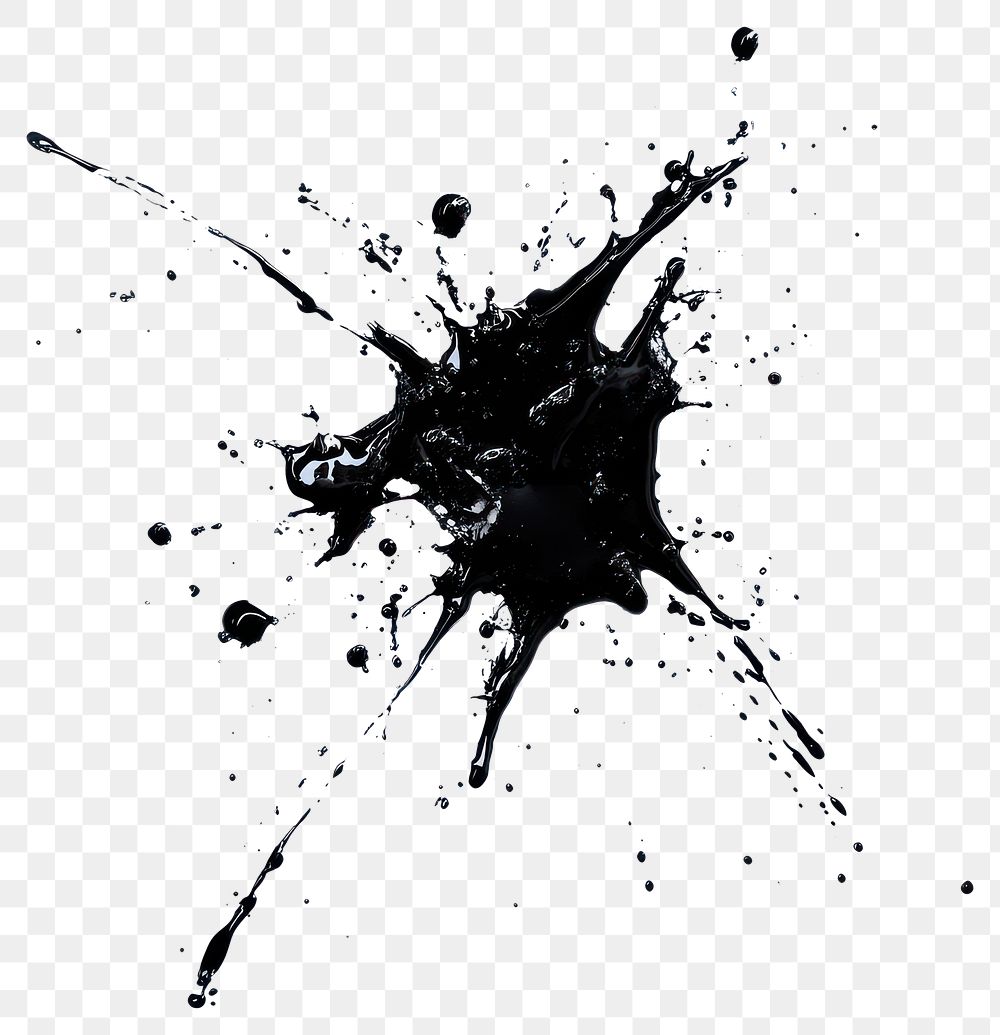 Ink splatter splash abstract art | Free PNG - rawpixel