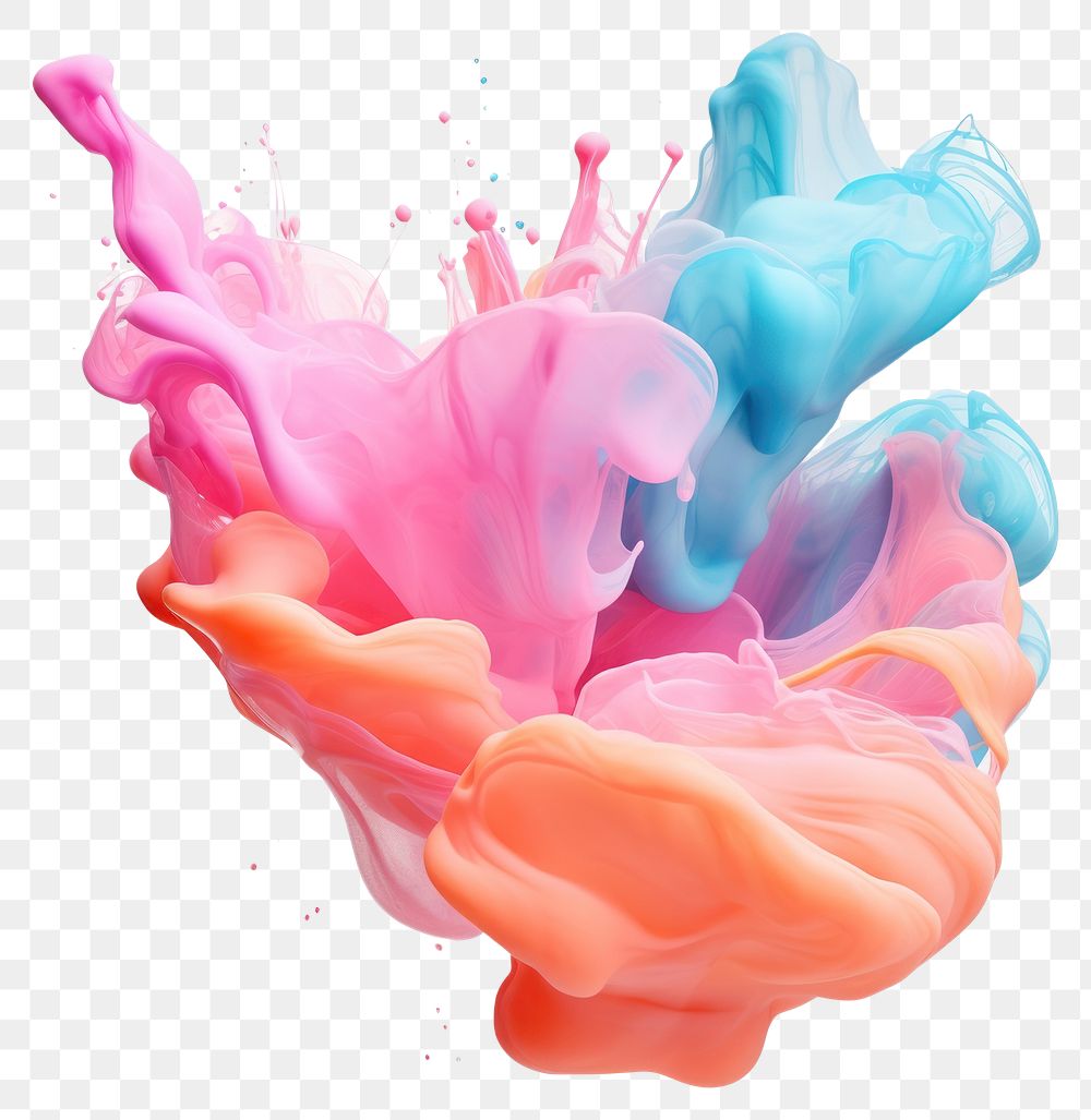Pastel liquid splash abstract shapes | Free PNG - rawpixel