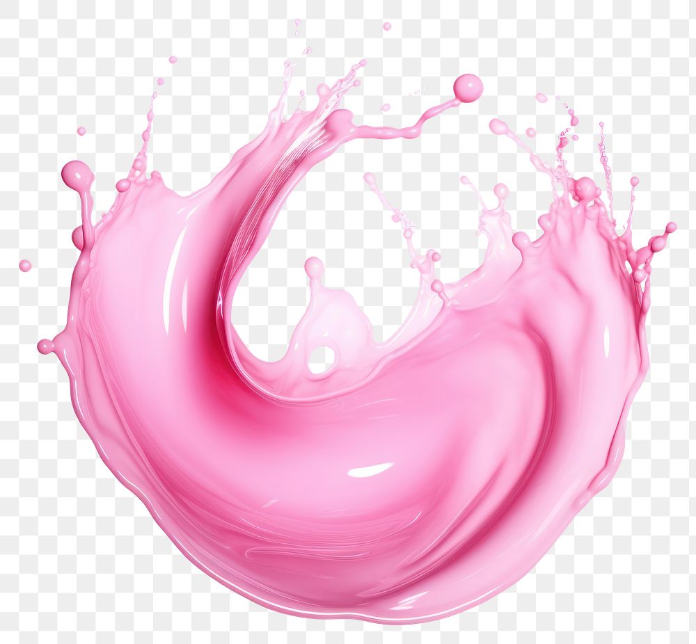 Pastel pink liquid splash beverage | Free PNG - rawpixel