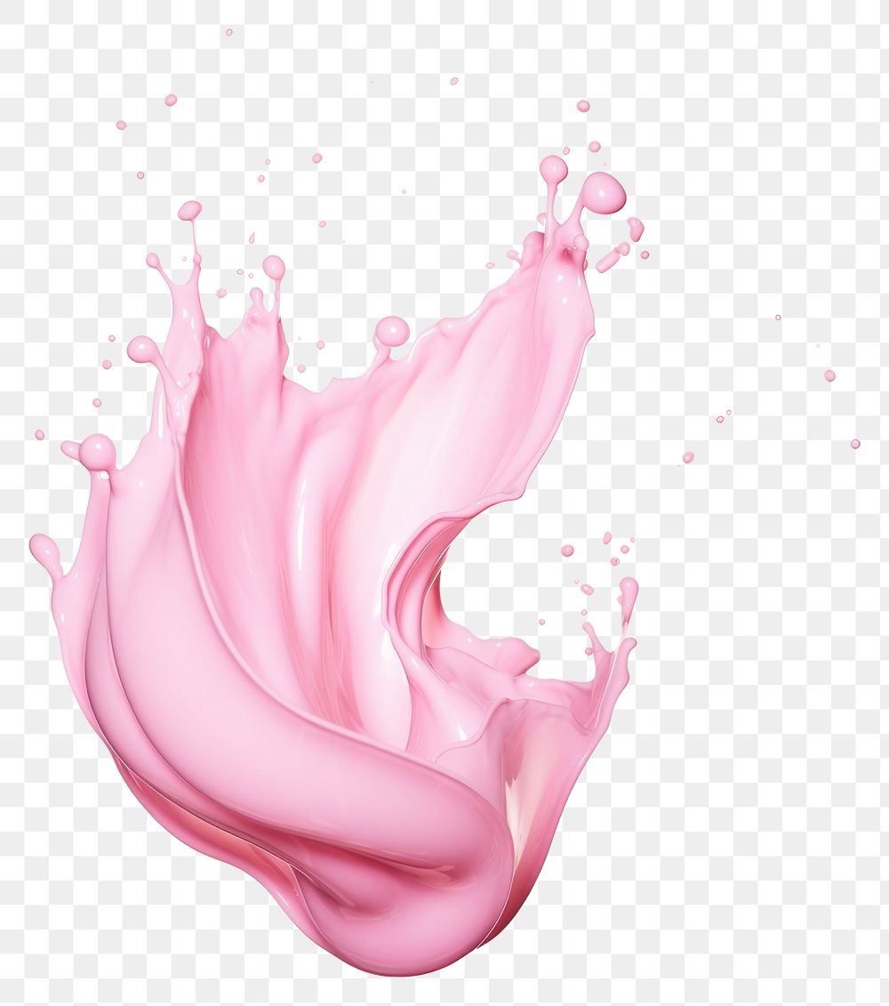 Pastel pink liquid splash beverage | Free PNG - rawpixel