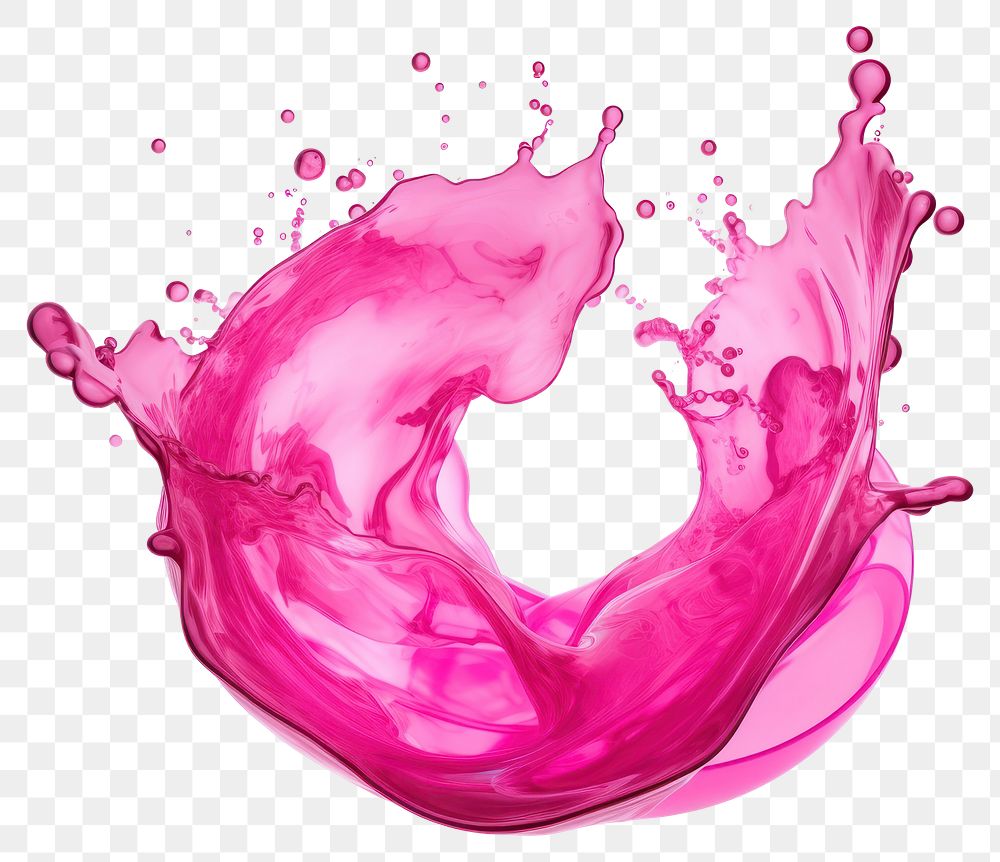Pink liquid splash art graphics | Free PNG - rawpixel