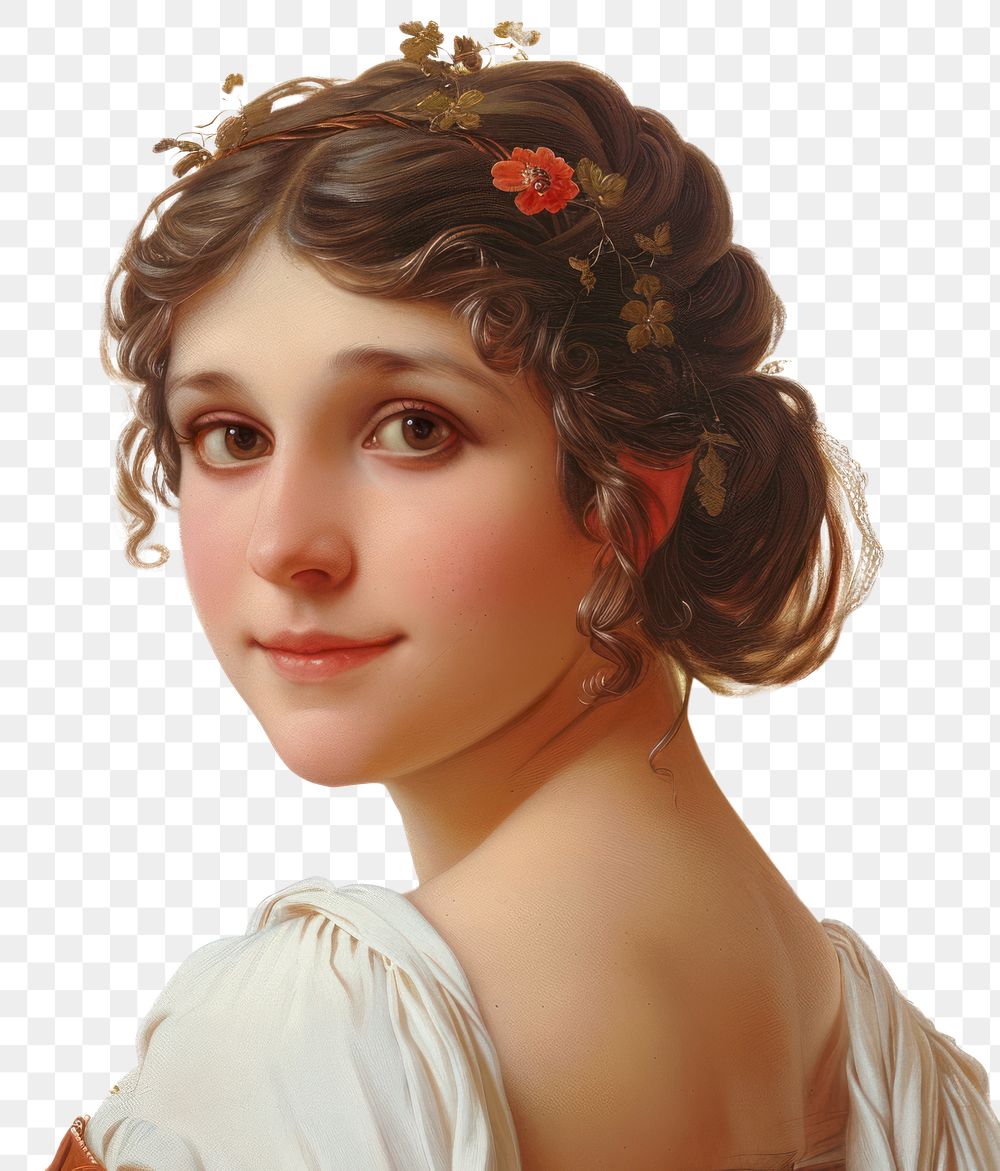 PNG Maiden portrait woman art. | Free PNG Illustration - rawpixel