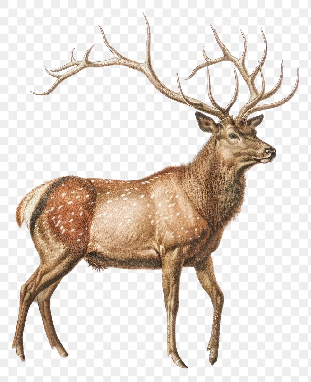 PNG Male Stag illustration background | Free PNG Illustration - rawpixel