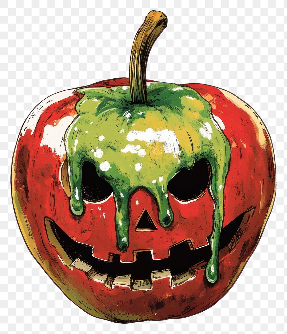 PNG Halloween red poison apple | Premium PNG - rawpixel