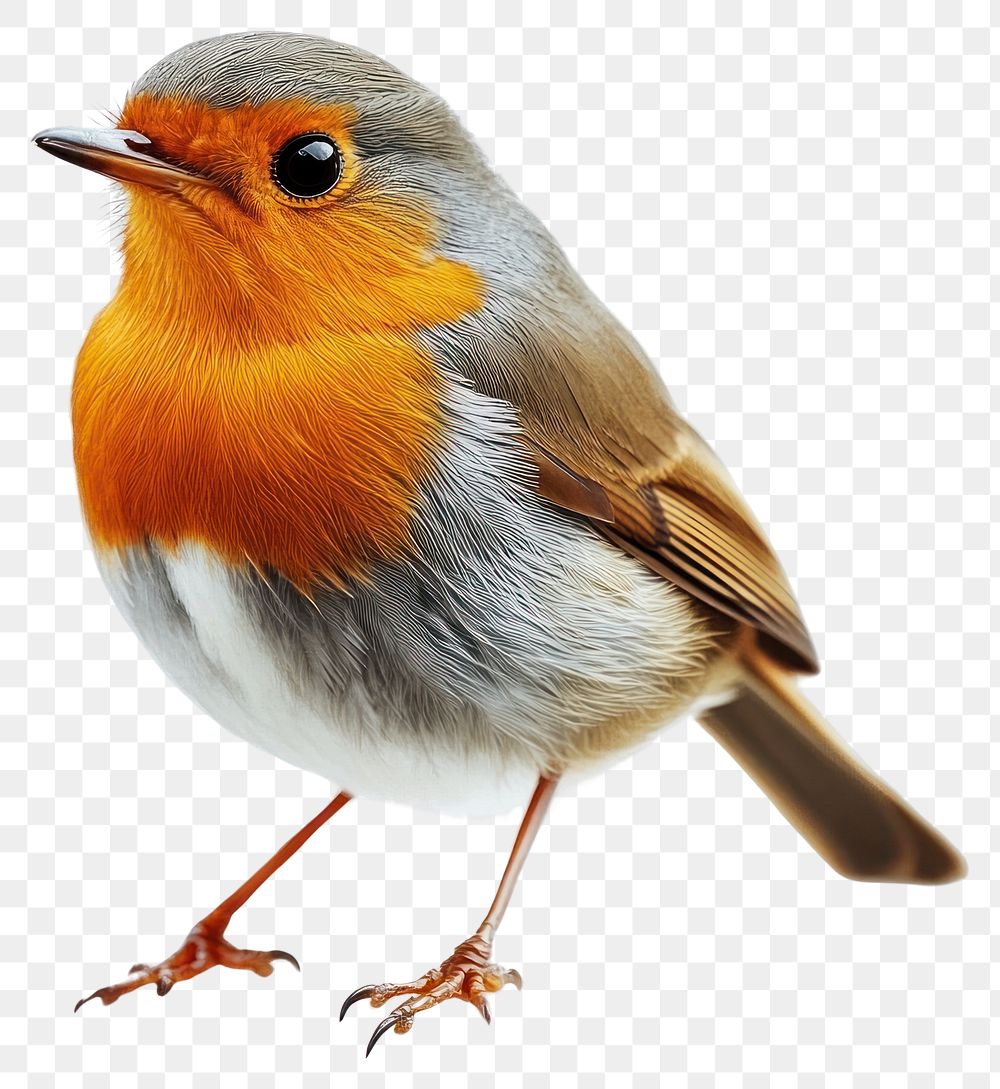 PNG orange Robin bird robin | Free PNG - rawpixel