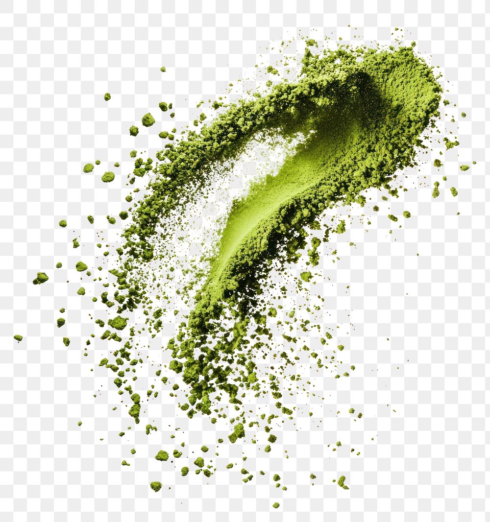 PNG flying green tea powder | Premium PNG - rawpixel