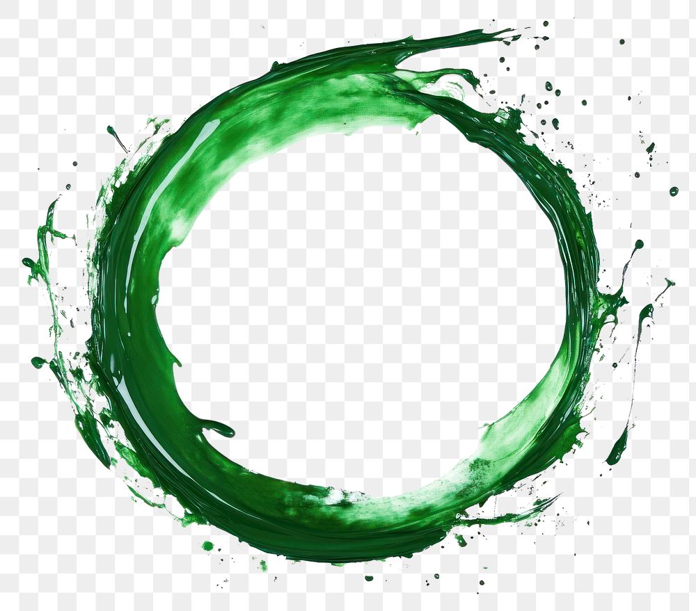 Green splash circle effect. | Free PNG - rawpixel