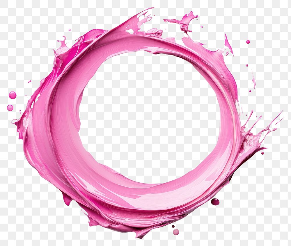 Circle splash paint pink. | Free PNG - rawpixel