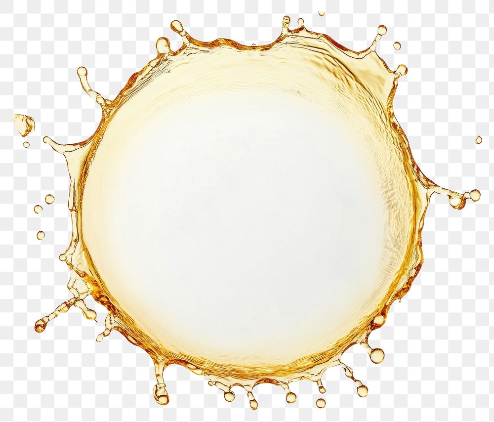 Liquid splash circle gold. | Free PNG - rawpixel