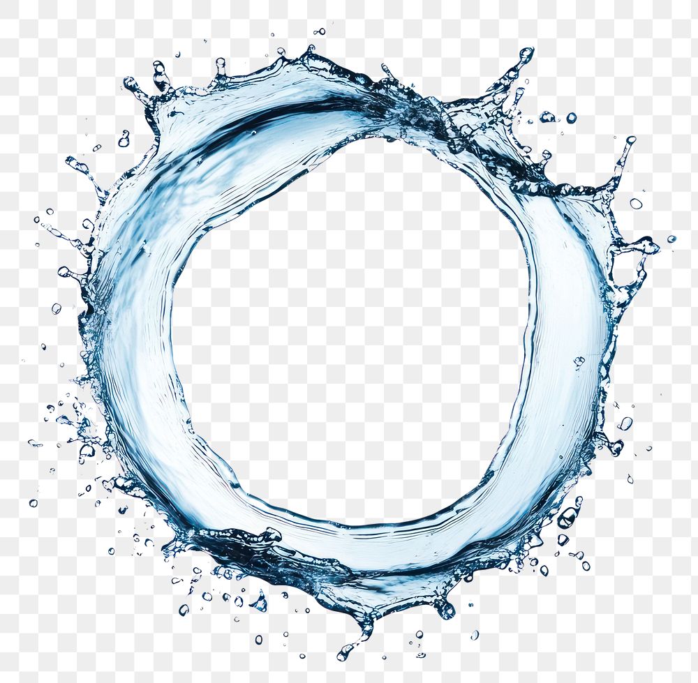 Circle water splash effect isolated | Free PNG - rawpixel