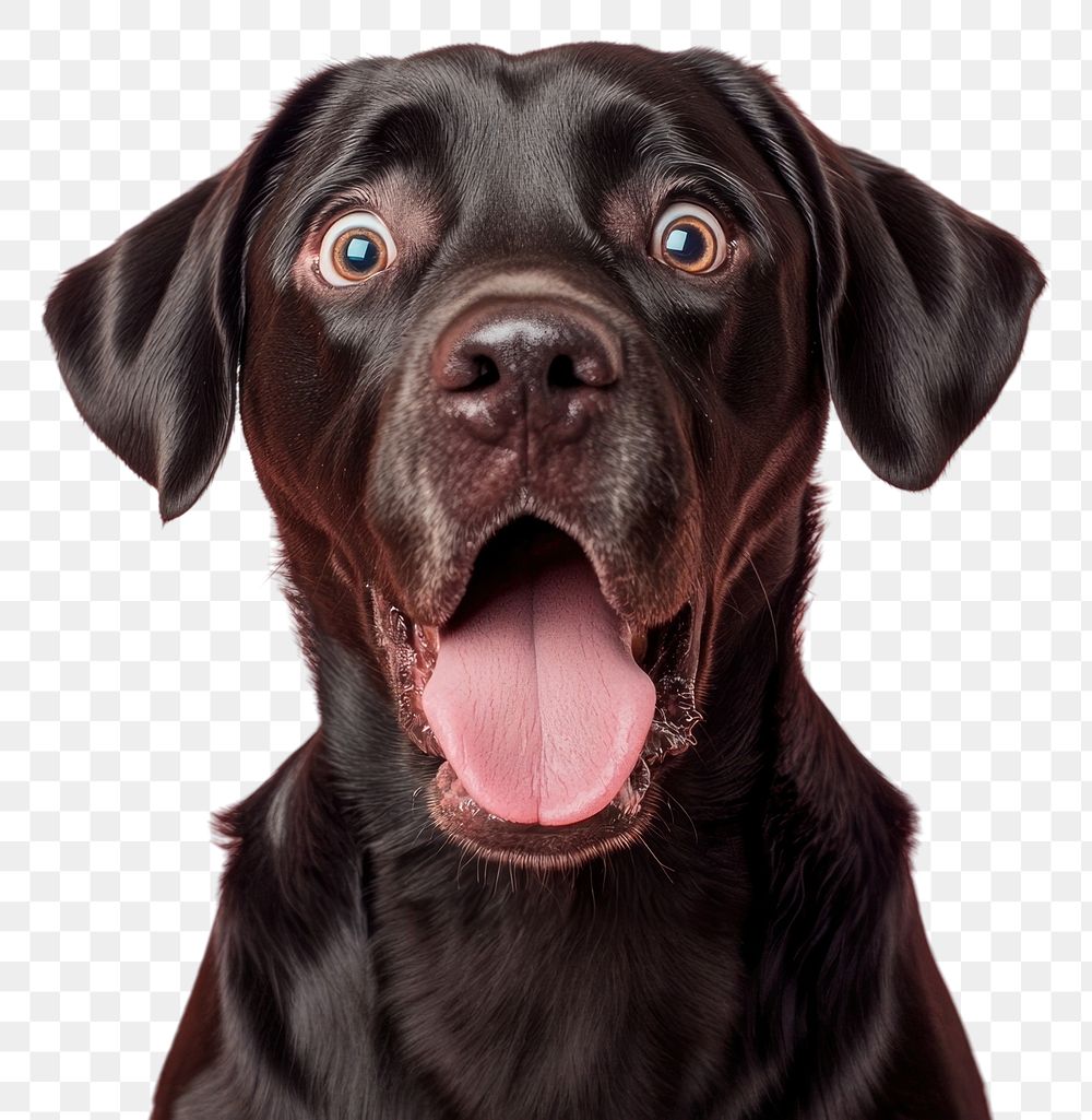 Surprised dog face labrador retriever | Premium PNG - rawpixel