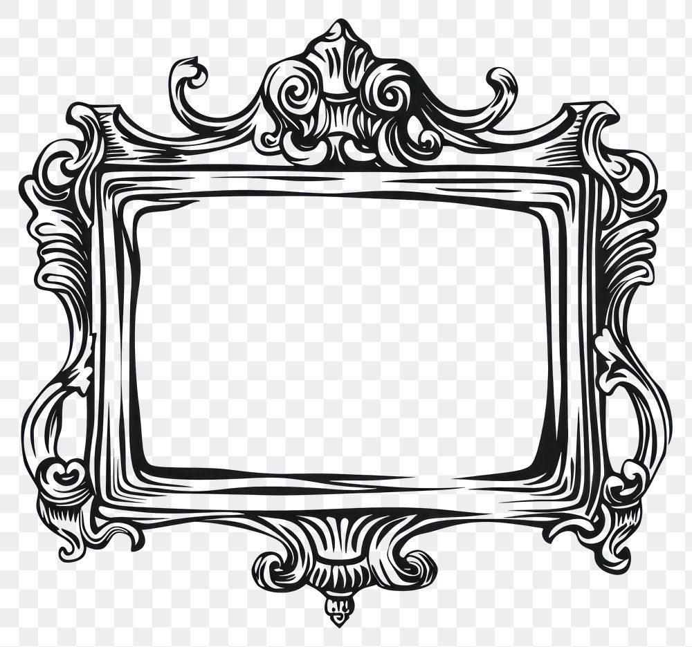 PNG Elegant vintage ornate frame | Free PNG - rawpixel