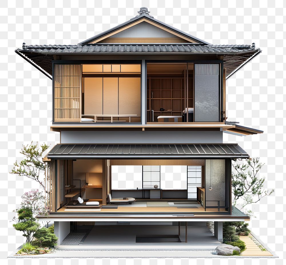 Architectural diagram house architecture furniture. | Free PNG - rawpixel