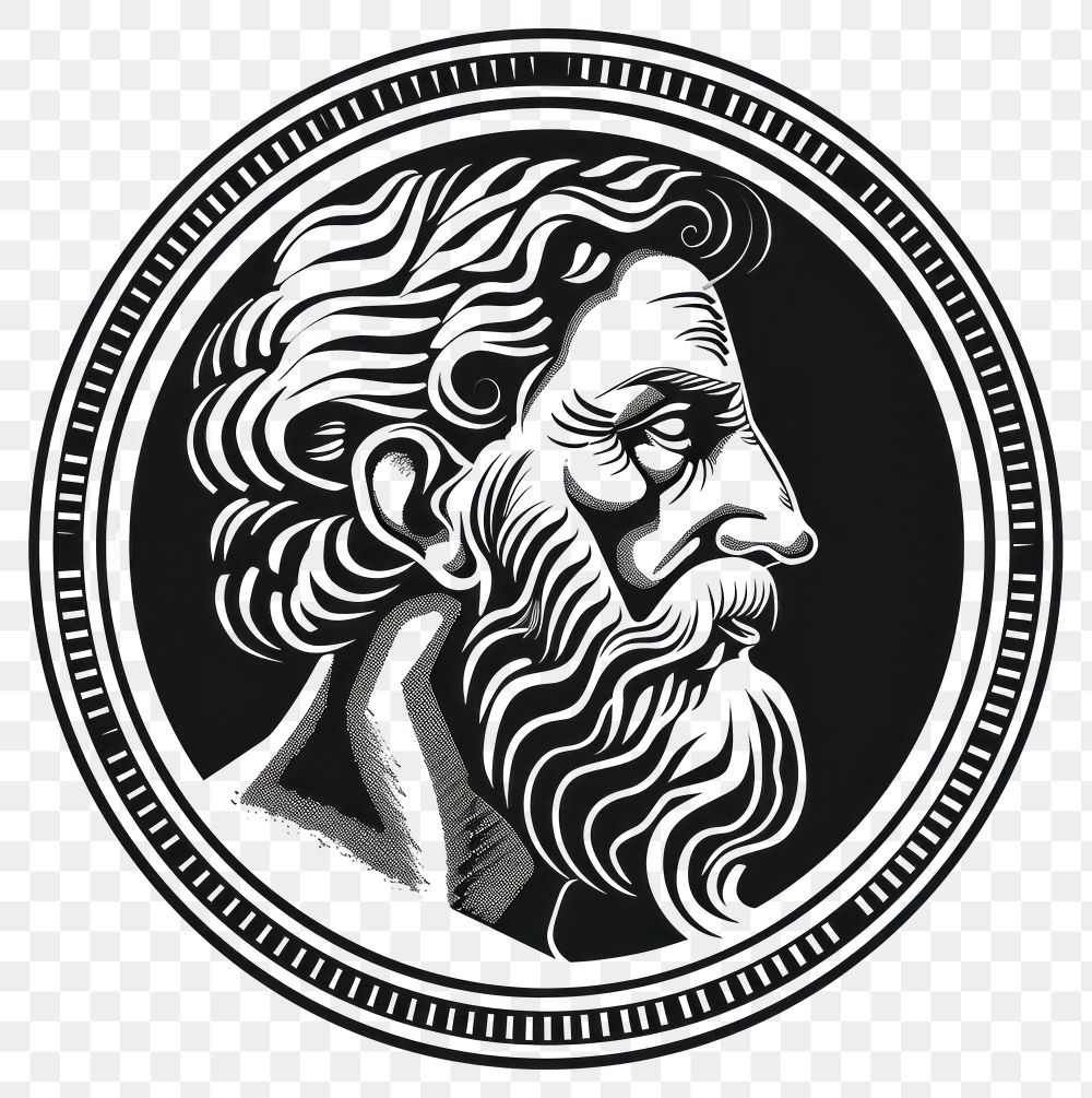 PNG Ancient philosopher profile illustration | Free PNG - rawpixel