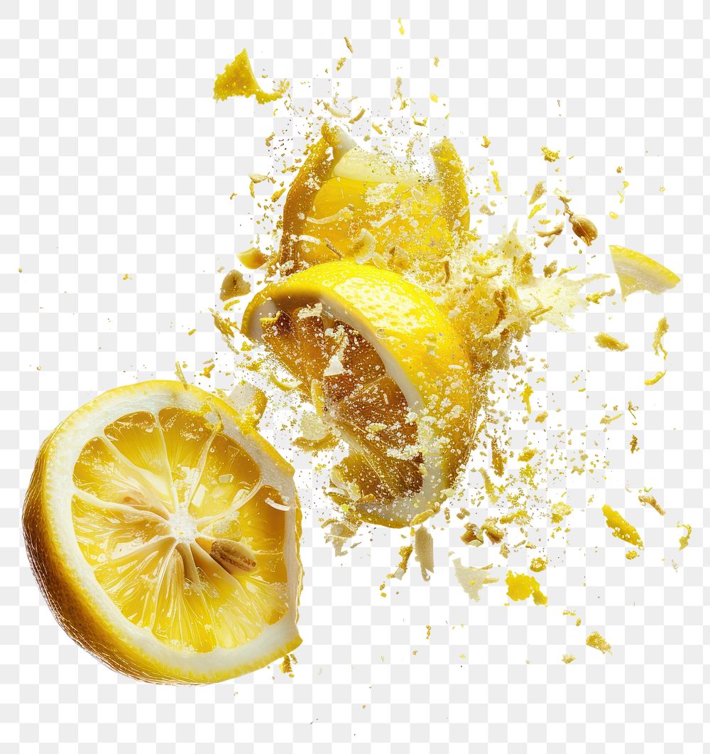 PNG Dried lemon explosion exploding | Free PNG - rawpixel