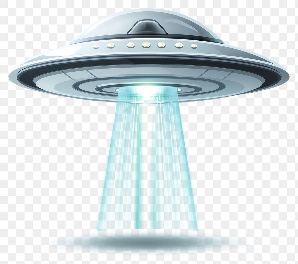 PNG Futuristic UFO glowing beam | Premium PNG - rawpixel