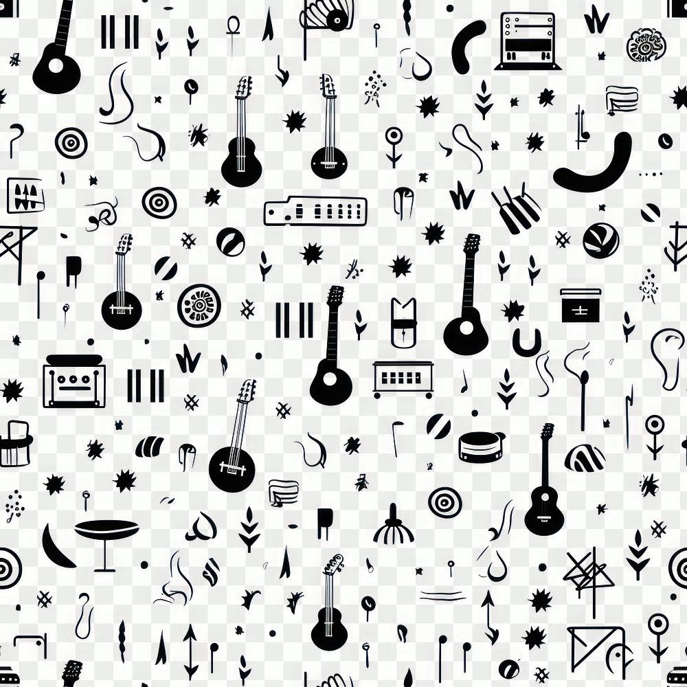 PNG Music pattern backgrounds drawing. | Free PNG - rawpixel