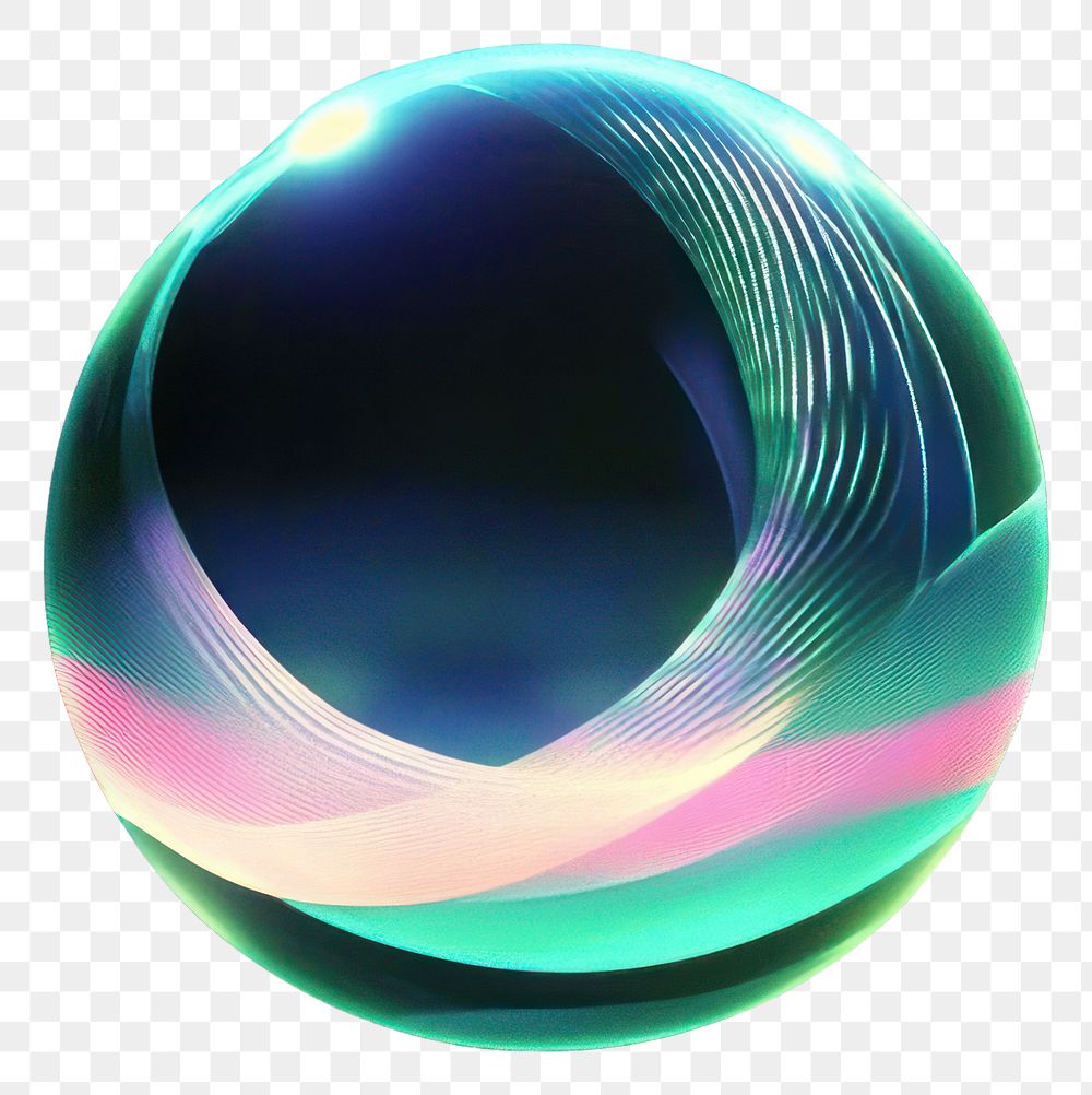 PNG Sphere neon glow illustration. | Free PNG - rawpixel