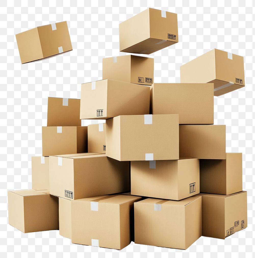 PNG Delivery boxes cardboard packaging | Free PNG - rawpixel