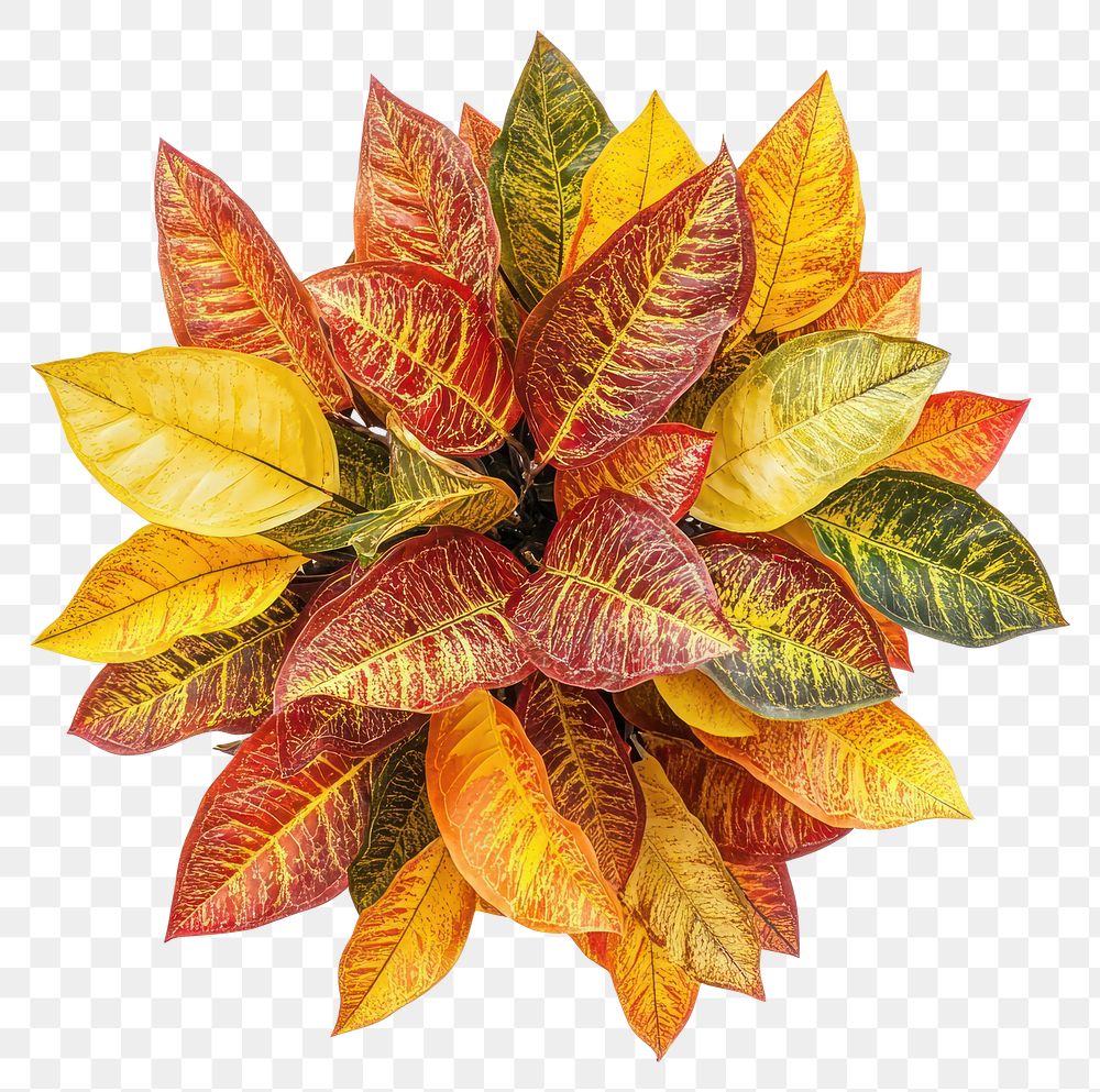 PNG Real croton bush leaves | Free PNG - rawpixel