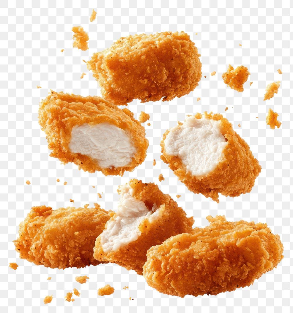 PNG Exploding Chicken Nuggets nuggets | Free PNG - rawpixel