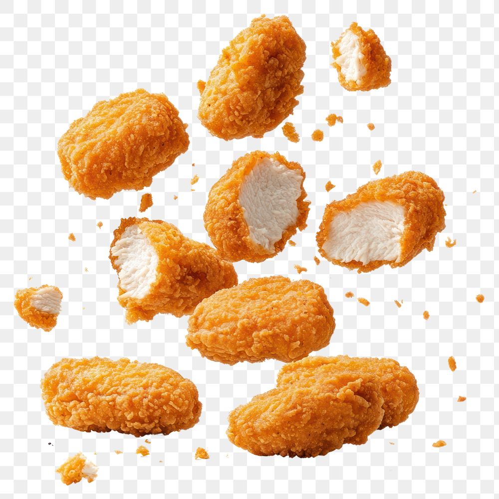 PNG Exploding Chicken Nuggets nuggets | Free PNG - rawpixel