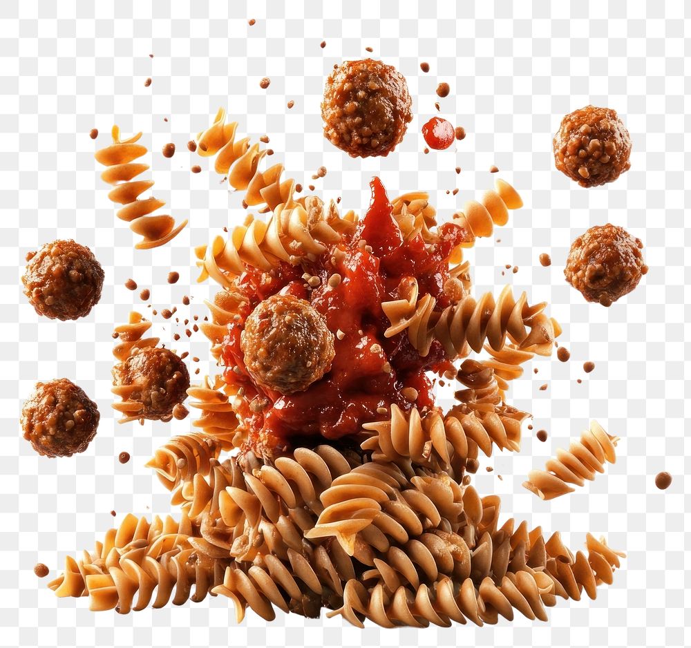PNG Exploding meat ball pasta | Free PNG - rawpixel