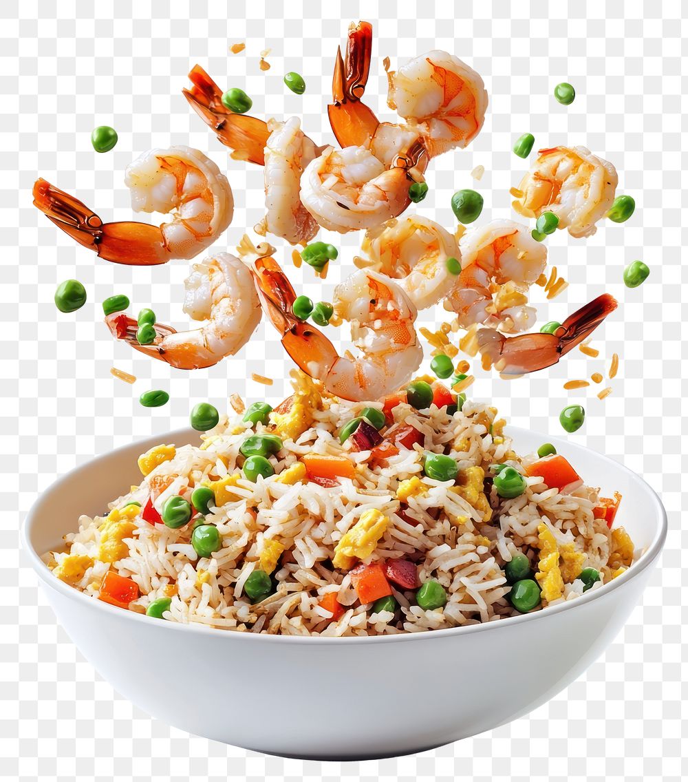 PNG Exploding shrimp fried rice | Premium PNG - rawpixel