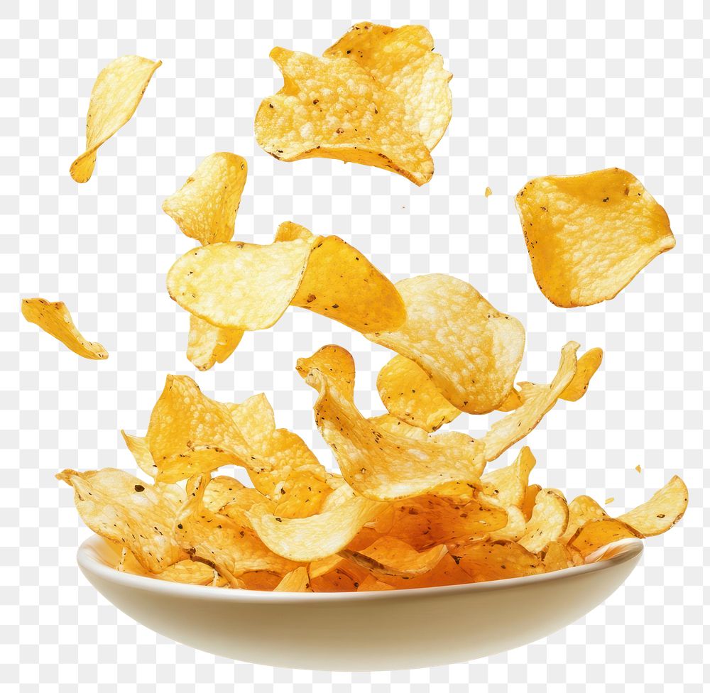 PNG Exploding potato chips snack | Free PNG - rawpixel
