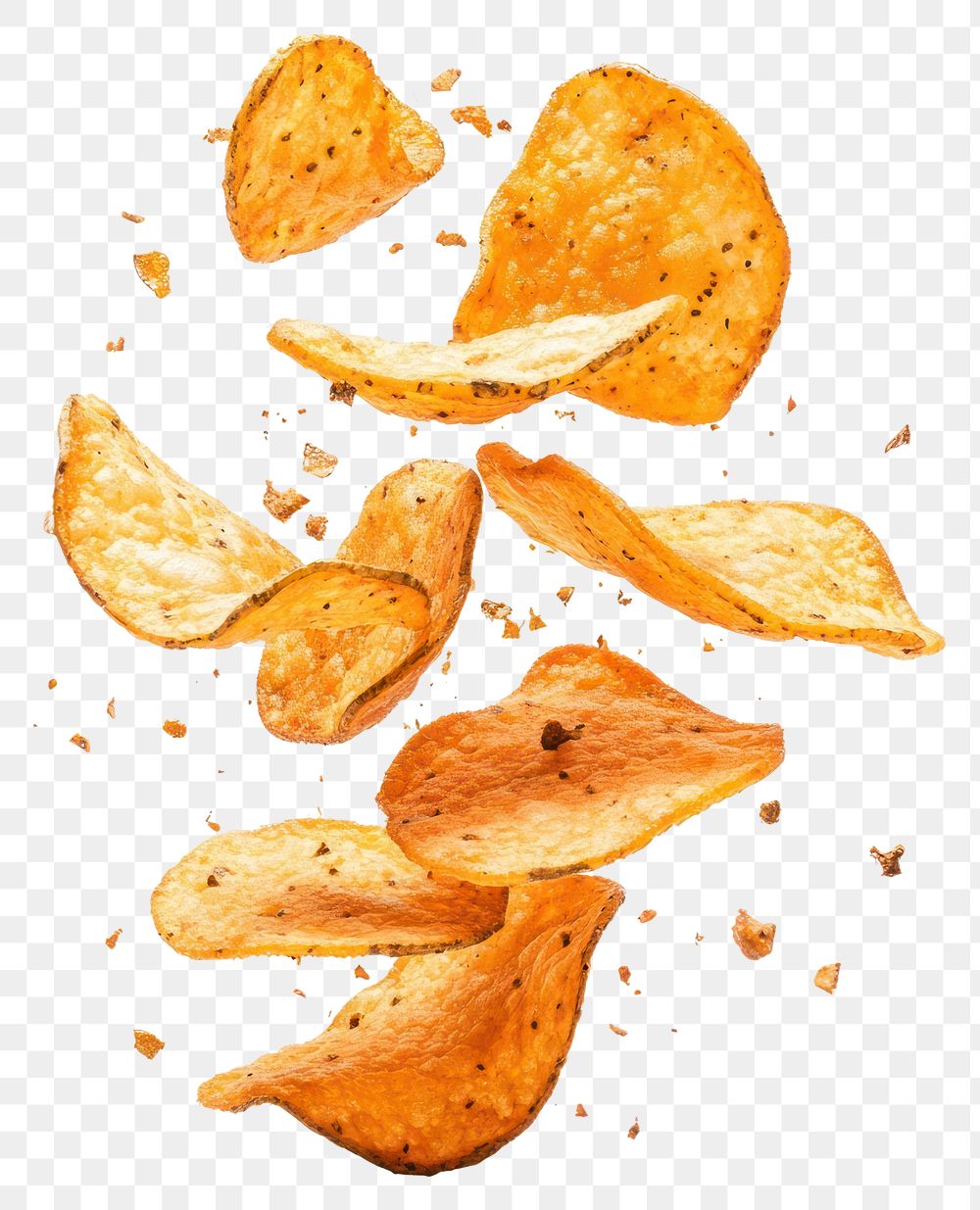 PNG Exploding potato chips snack | Free PNG - rawpixel