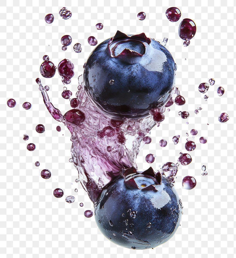 PNG Exploding real blueberry blueberries | Free PNG - rawpixel