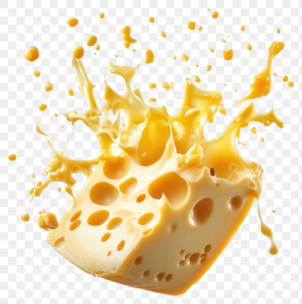 PNG Exploding real cheese food | Free PNG - rawpixel