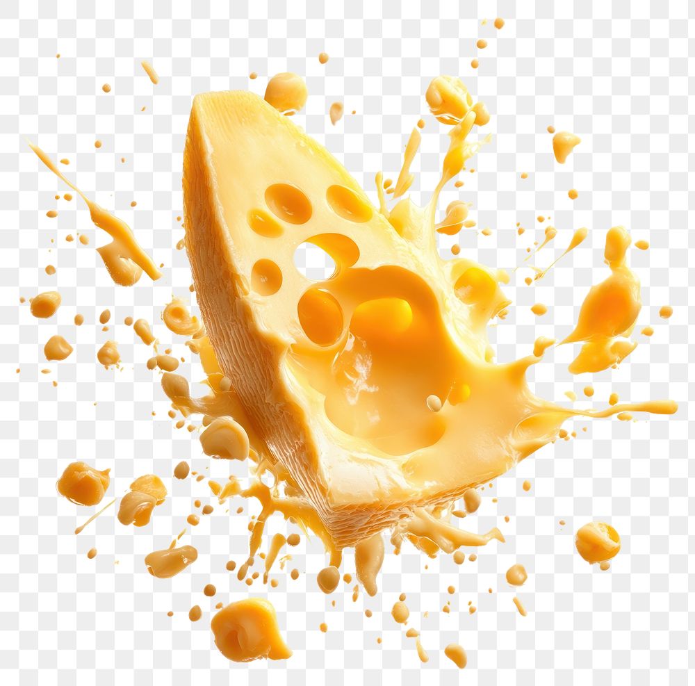 PNG Exploding real cheese food | Free PNG - rawpixel
