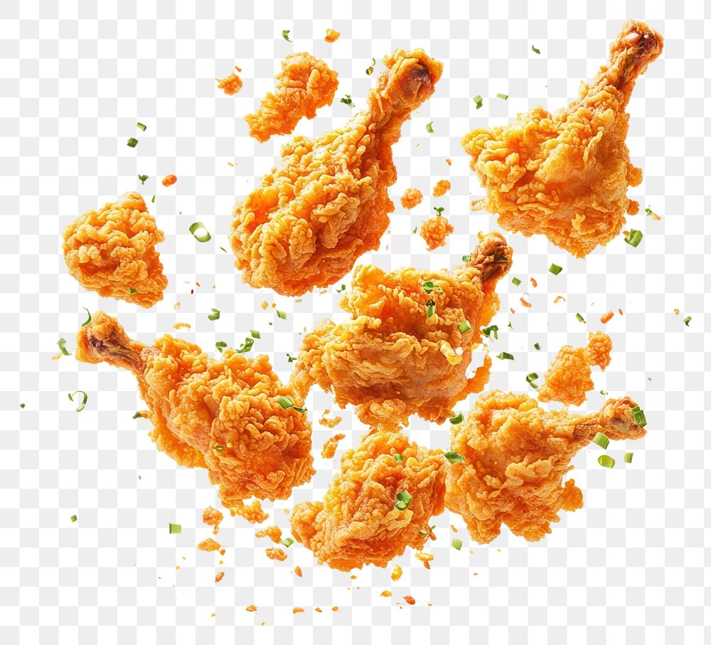 PNG Exploding real fried chicken | Free PNG - rawpixel