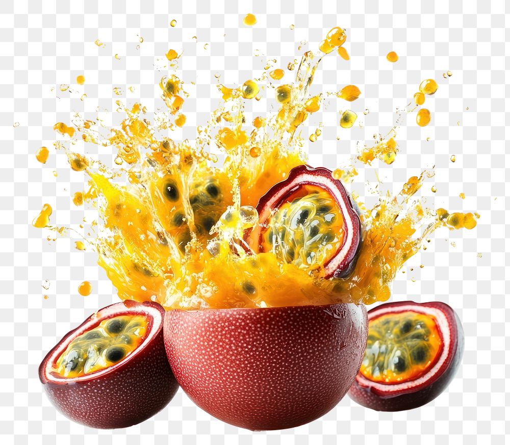 PNG Exploding real passion fruit | Premium PNG - rawpixel